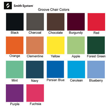 Groove Stack Chairs by Smith System